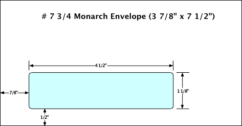 Standard Envelope sizes - Studio 2108 LLC - professional graphic design ...